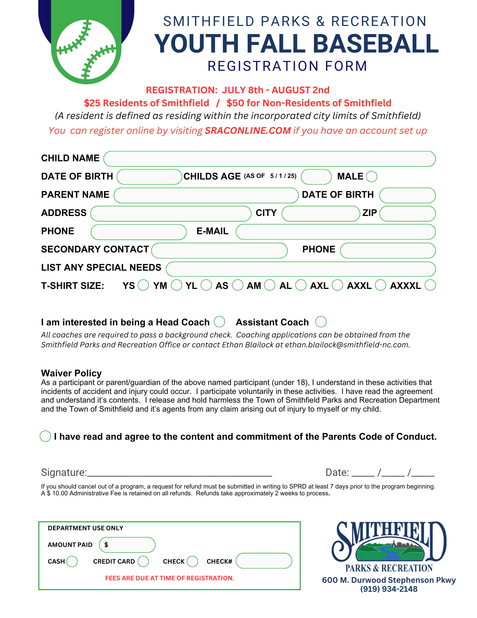 Smithfield, North Carolina