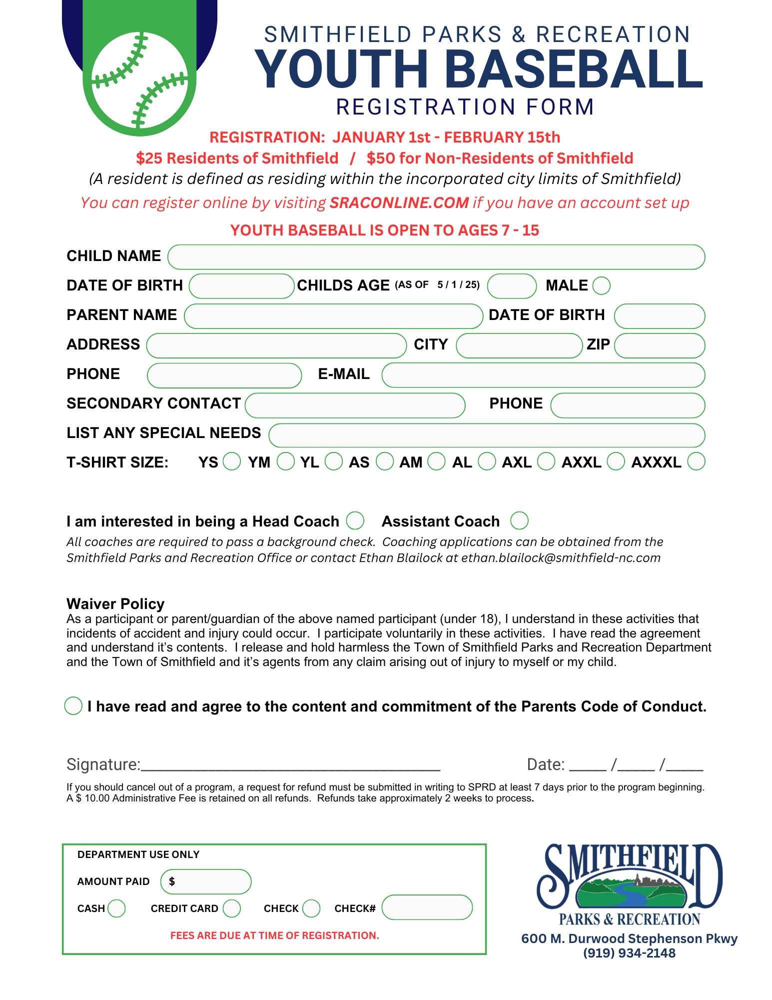 Smithfield, North Carolina